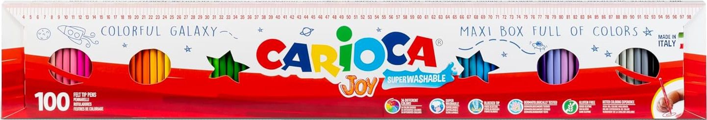 Флумастери 100 цвята Carioca Joy - store.bg