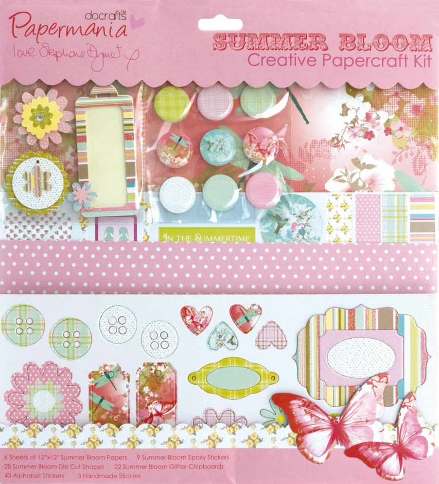 Творчески комплект Papermania Summer bloom - store.bg